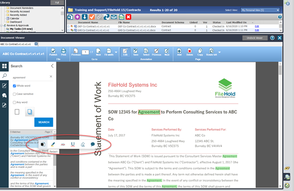 FileHold viewers – Highlight search results - DMS FileHold Systems FileHold viewers – Highlight search results - DMS FileHold Systems